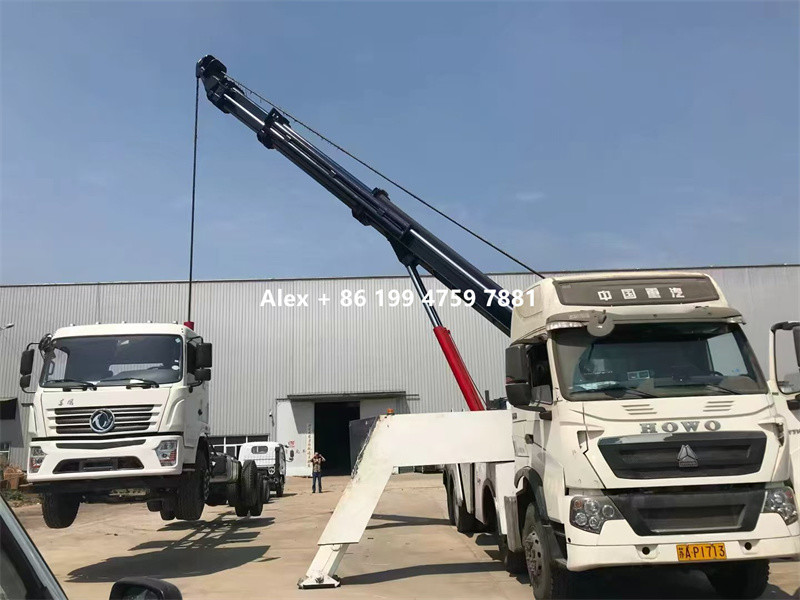 8x4 5 Stages Boom 50 Ton Rotator Wrecker With H Shape Front And Rear ...