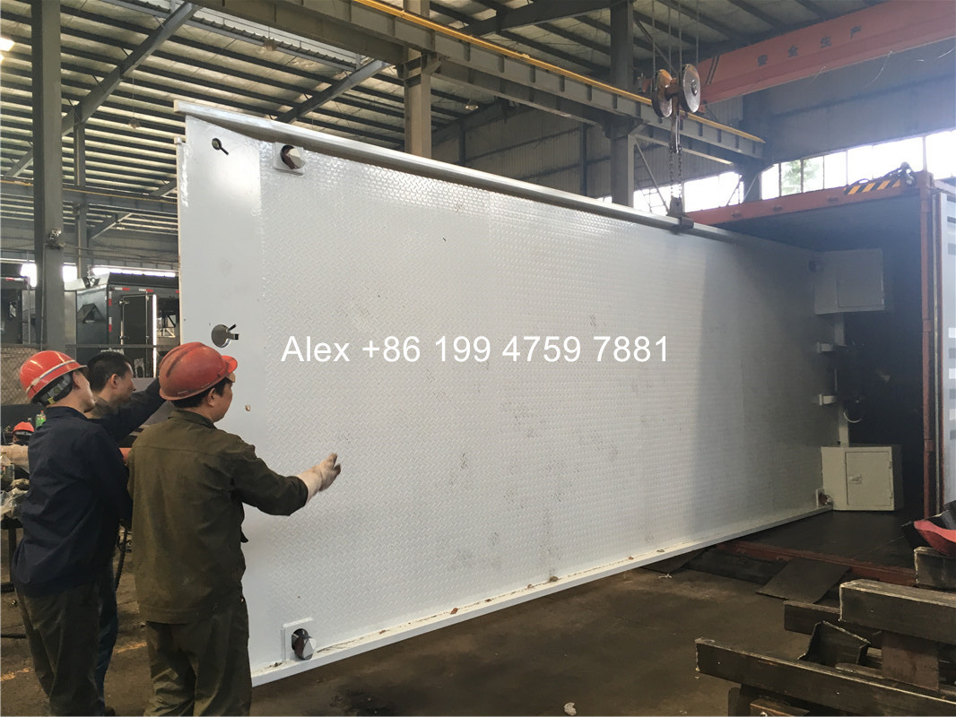 6 Tons Crane Platform Wrecker Flatbed Body Tilt Flatbed Truck Bed Custom Made