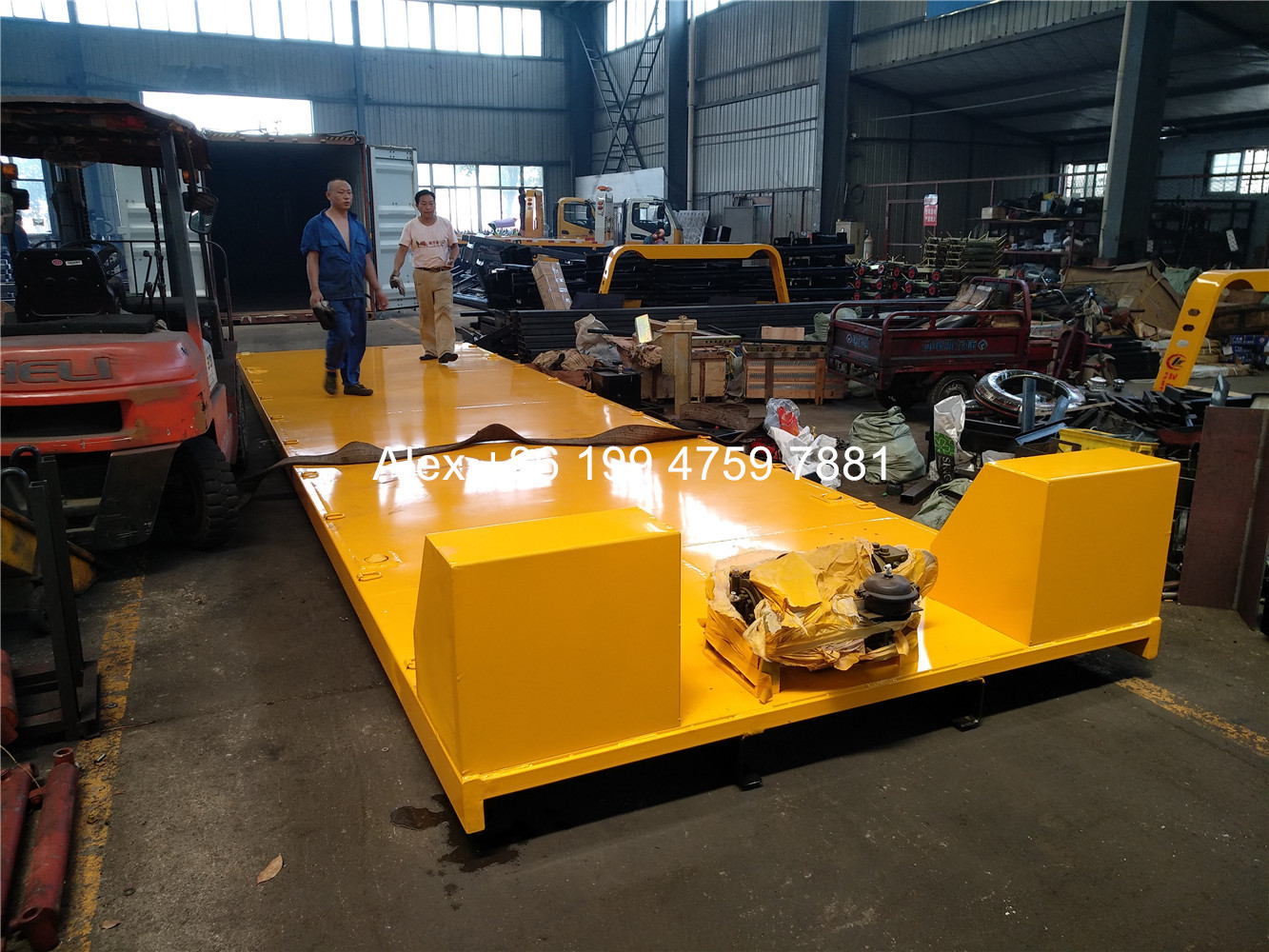 10 Tons 12 Tons Heavy Duty Tow Truck Tilt Tray For Twin Axles Truck ...