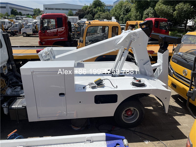 Customized 8 Tons Tow Truck Wrecker Body Towing System For Light Duty ...
