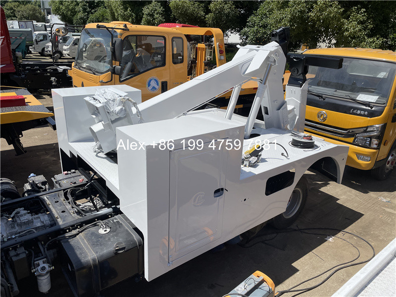 Customized 8 Tons Tow Truck Wrecker Body Towing System For Light Duty ...