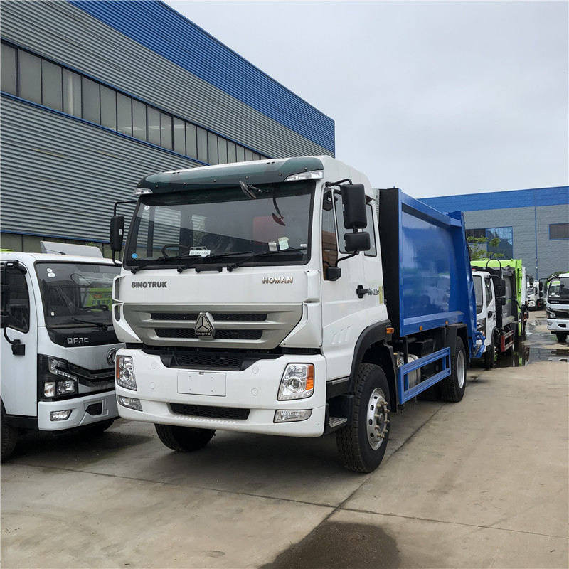 4X2 SINOTRUCK EURO 6 DIESEL 16CBM 18CBM REAR LOADER GARBAGE TRUCK ...