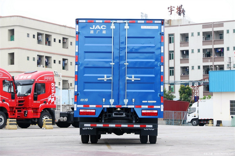 Logistics And Transportation 4x2 JAC Cargo Van Box Truck With 2 Ton 3 ...